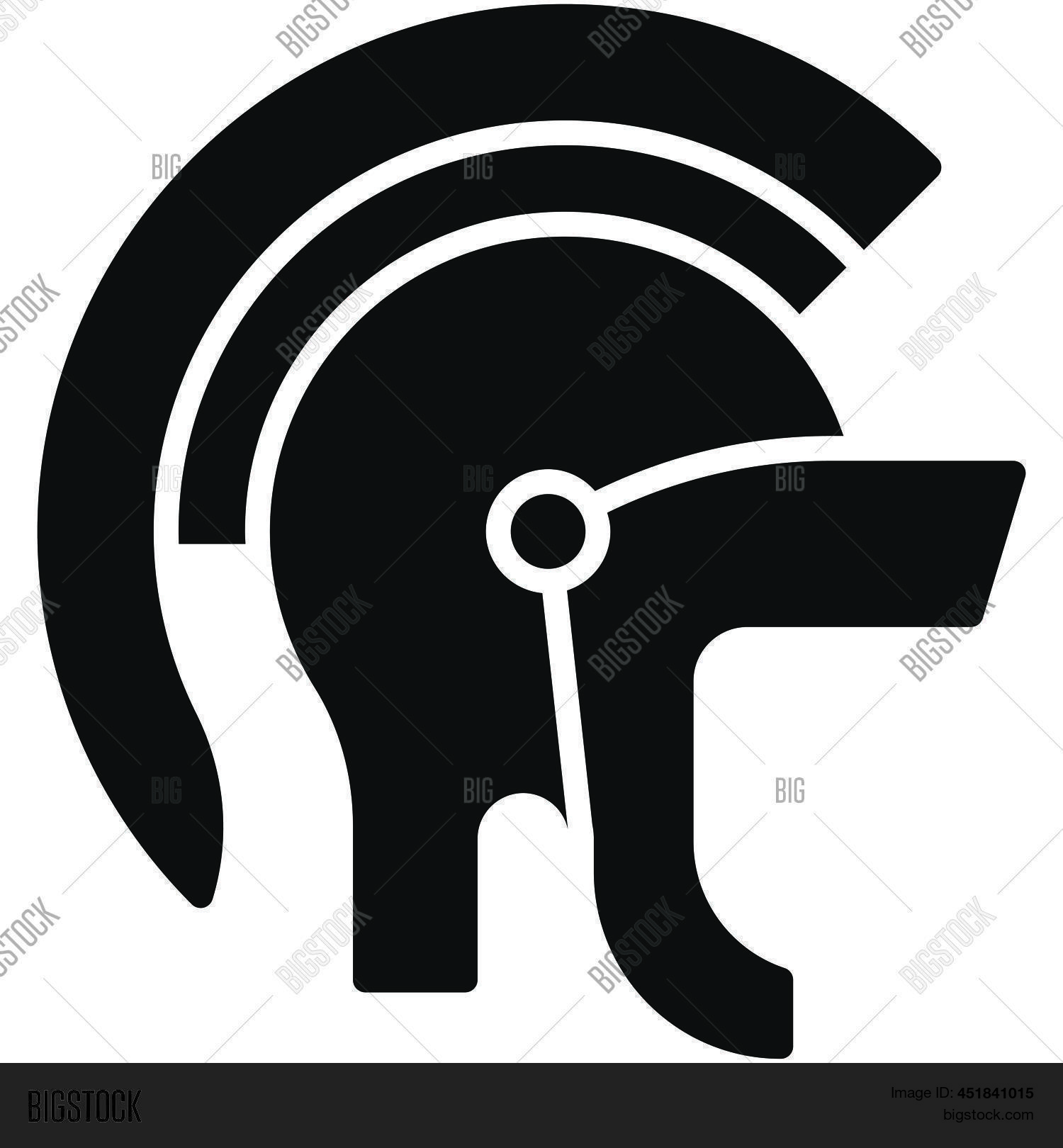 Roman Helmet Icon, Vector & Photo (Free Trial) | Bigstock
