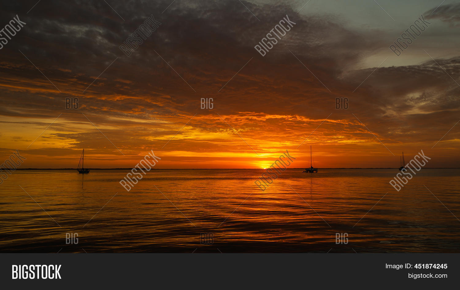 Sunset Large Yellow Image & Photo (Free Trial) | Bigstock