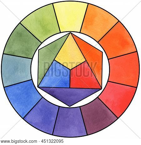 Watercolor Color Wheel Image & Photo (Free Trial) | Bigstock