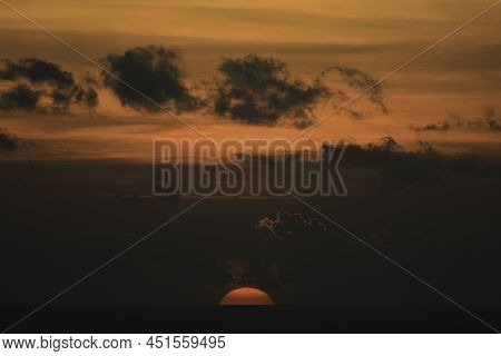 Sunset Sunrise Half Image & Photo (Free Trial) | Bigstock
