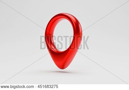 Isolate Red Location Image & Photo (Free Trial) | Bigstock