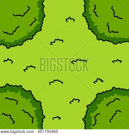 Green Lawn. Flat Vector & Photo (Free Trial) | Bigstock
