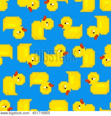 Rubber Duck Pixel Art Vector & Photo (Free Trial) | Bigstock