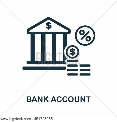 Bank Account Icon. Vector & Photo (Free Trial) | Bigstock