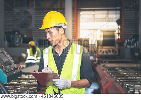 Asian Man Maintenance Image & Photo (Free Trial) | Bigstock