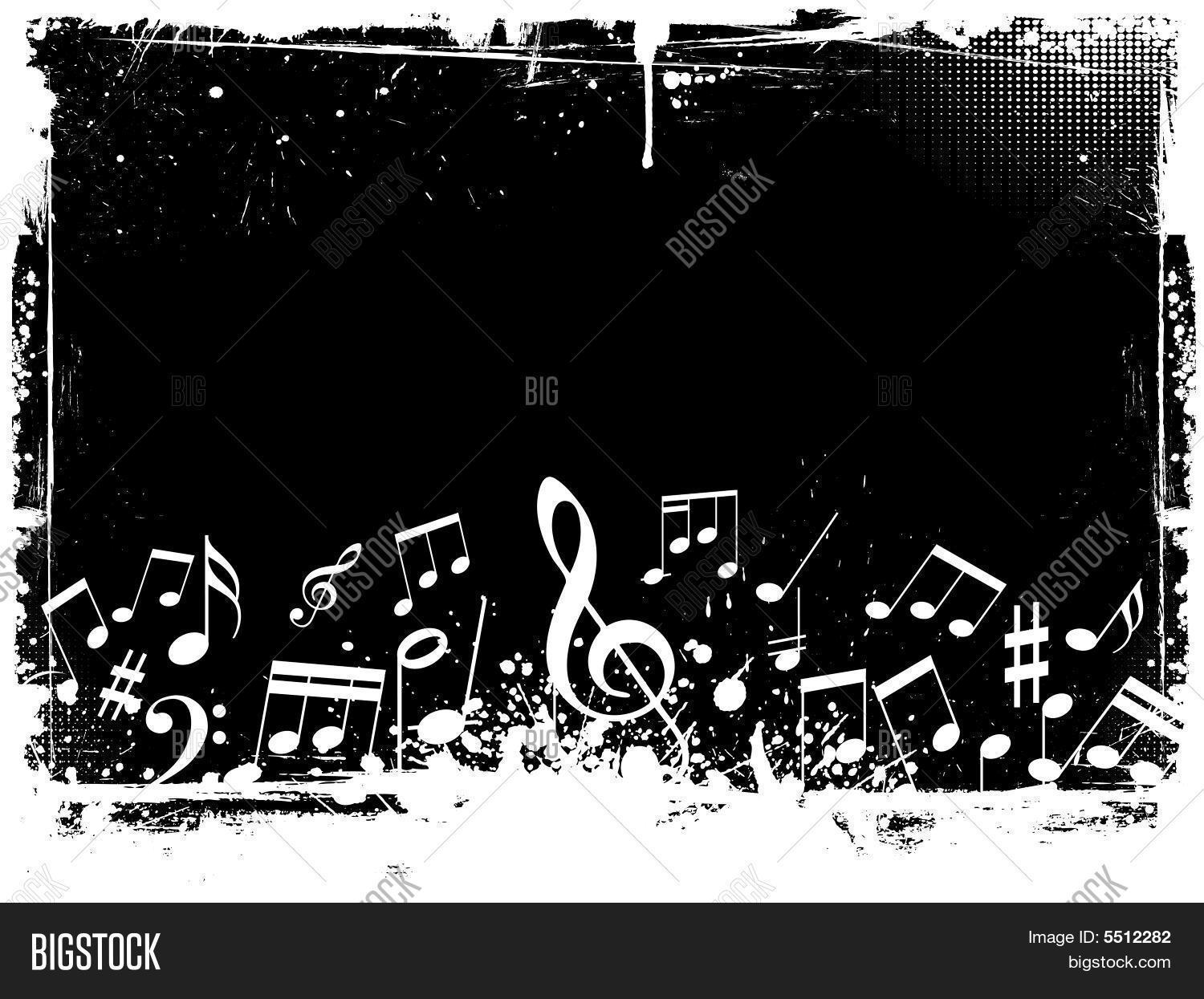Grunge Music Notes Vector & Photo (Free Trial) | Bigstock