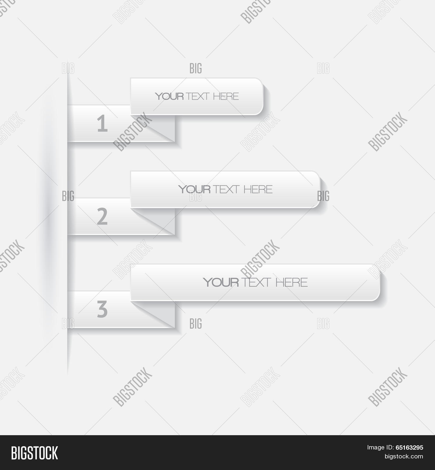 Set Paper Banners. Vector & Photo (Free Trial) | Bigstock