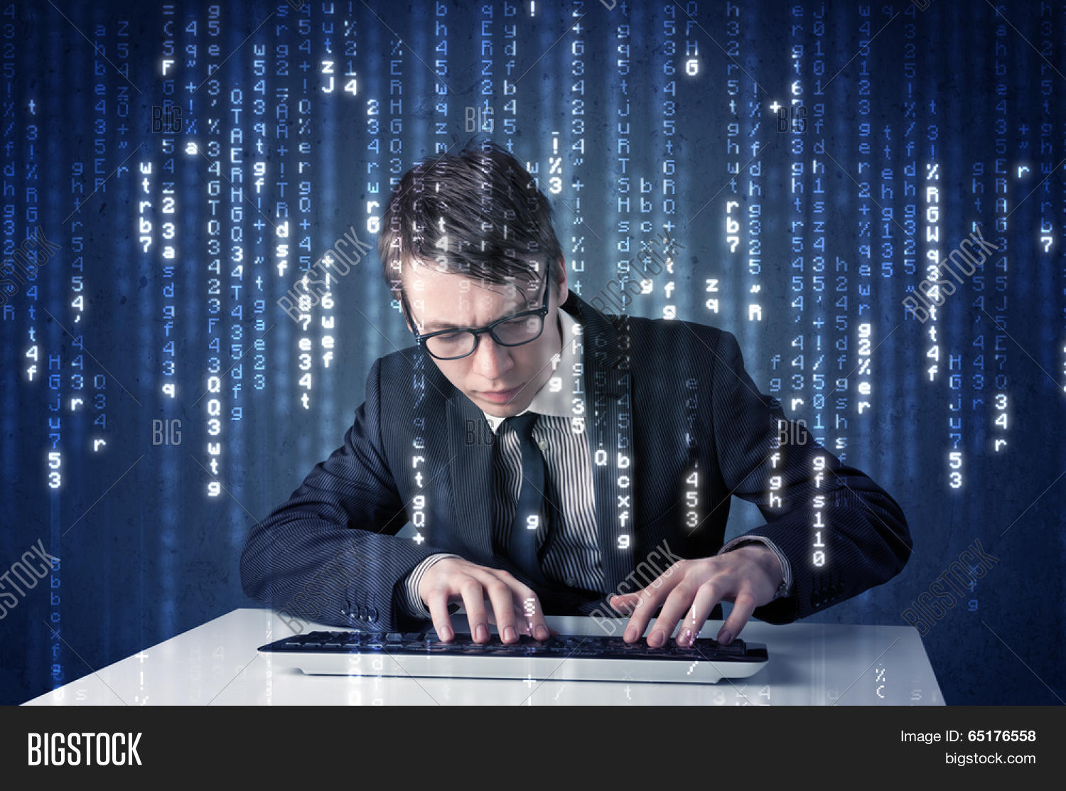 Hacker Decoding Image & Photo (Free Trial) | Bigstock
