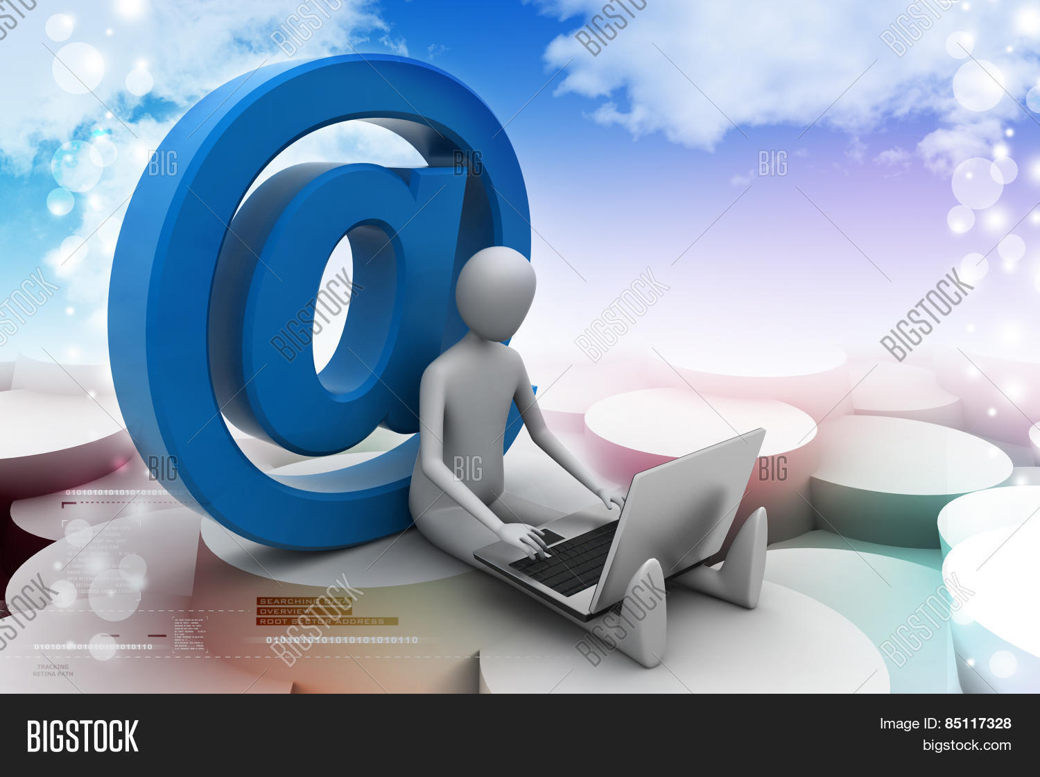 3d Person E Mail Image & Photo (Free Trial) | Bigstock