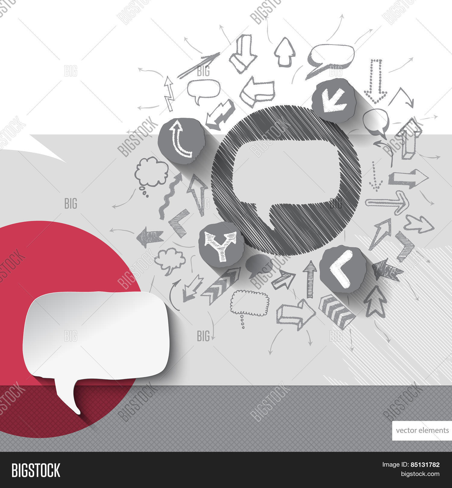 Hand Drawn Speech Vector & Photo (Free Trial) | Bigstock