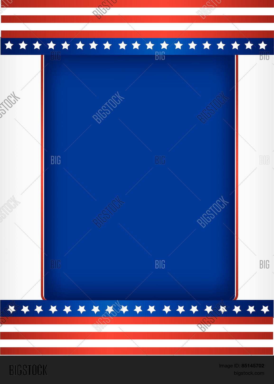USA Patriotic Frame Vector & Photo (Free Trial) | Bigstock
