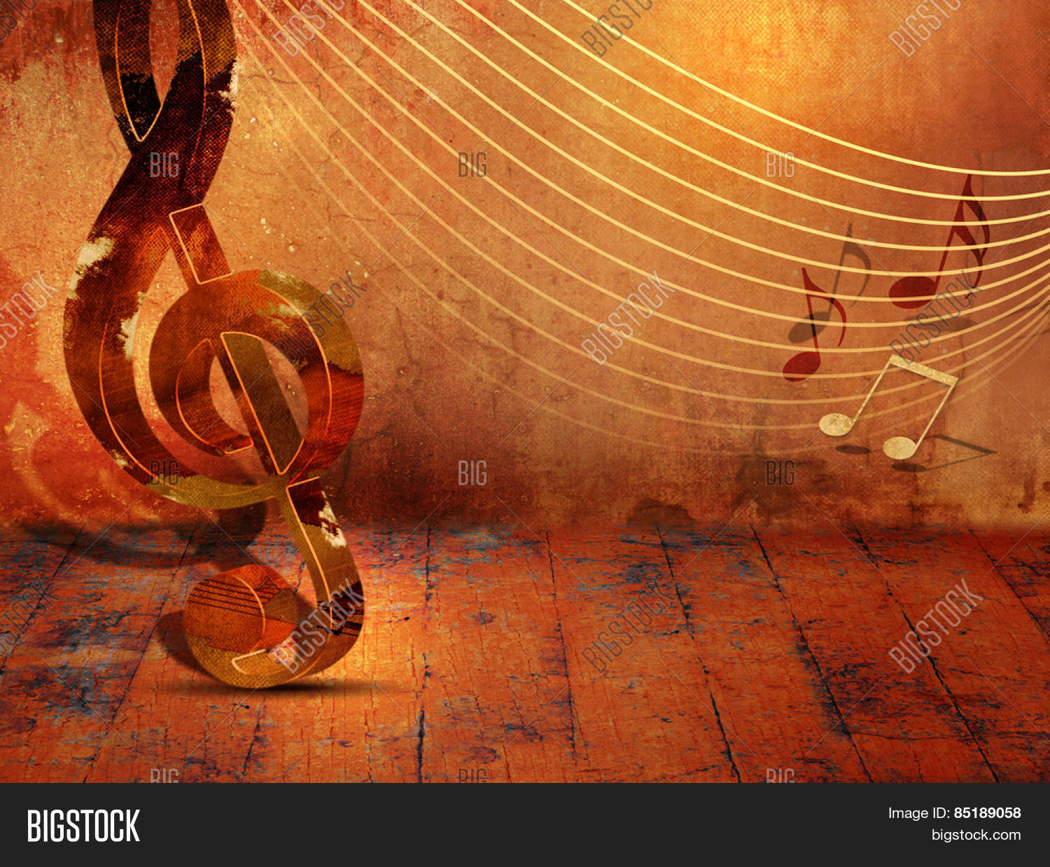 Grunge Music Image & Photo (Free Trial) | Bigstock