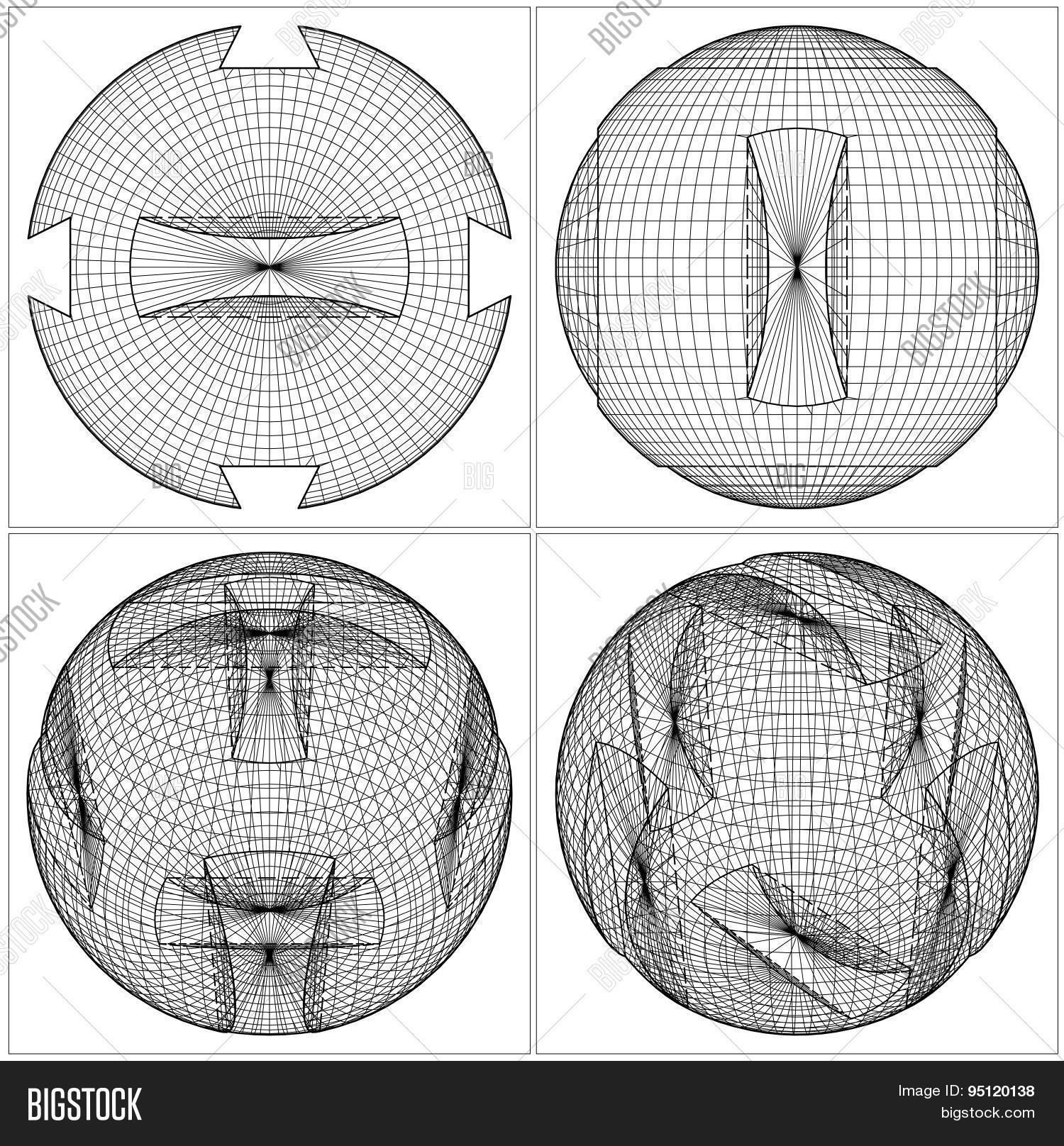 Geometric Sliced Vector & Photo (Free Trial) | Bigstock