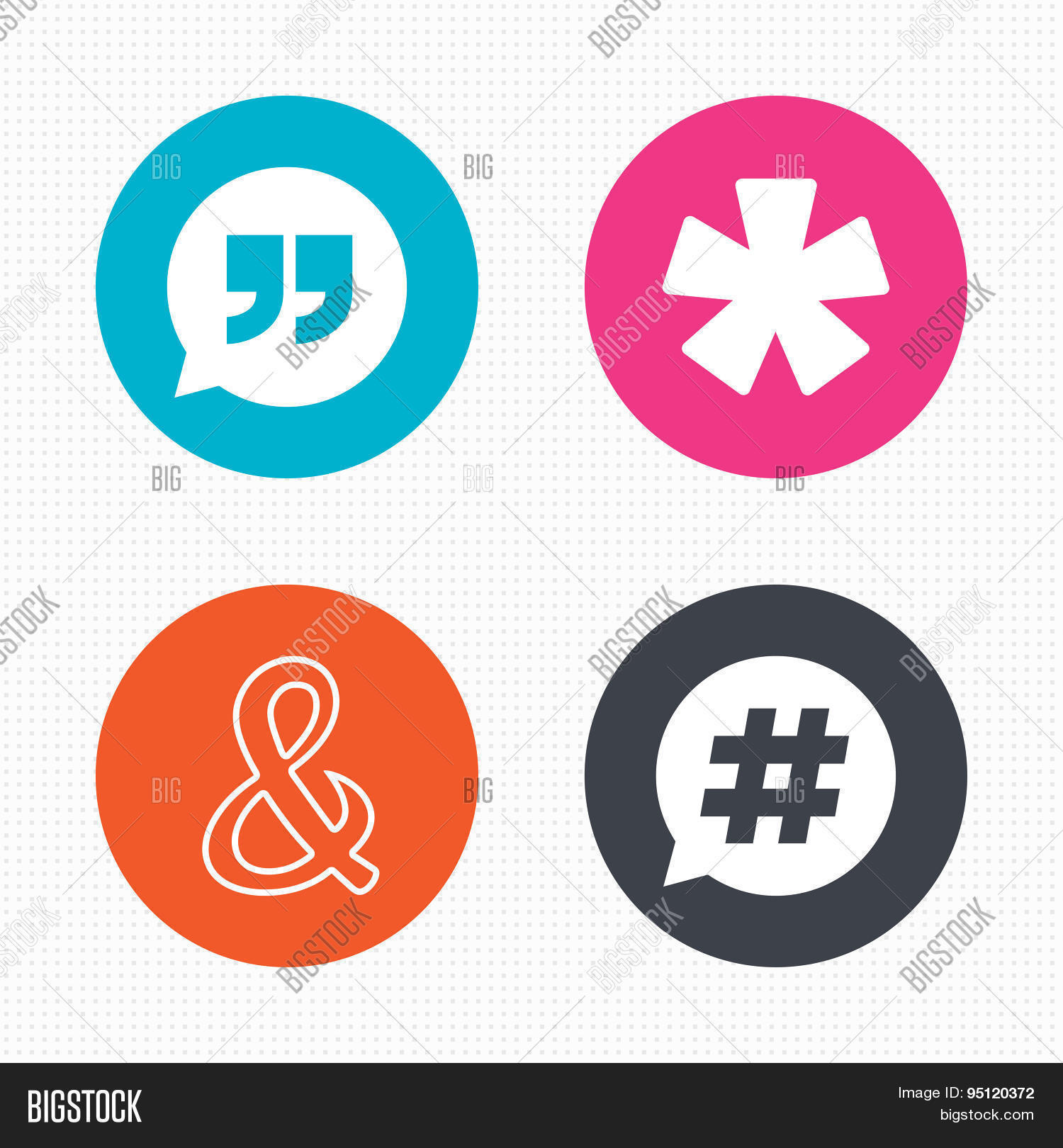 Vector y foto Quote, Asterisk (prueba gratis) | Bigstock