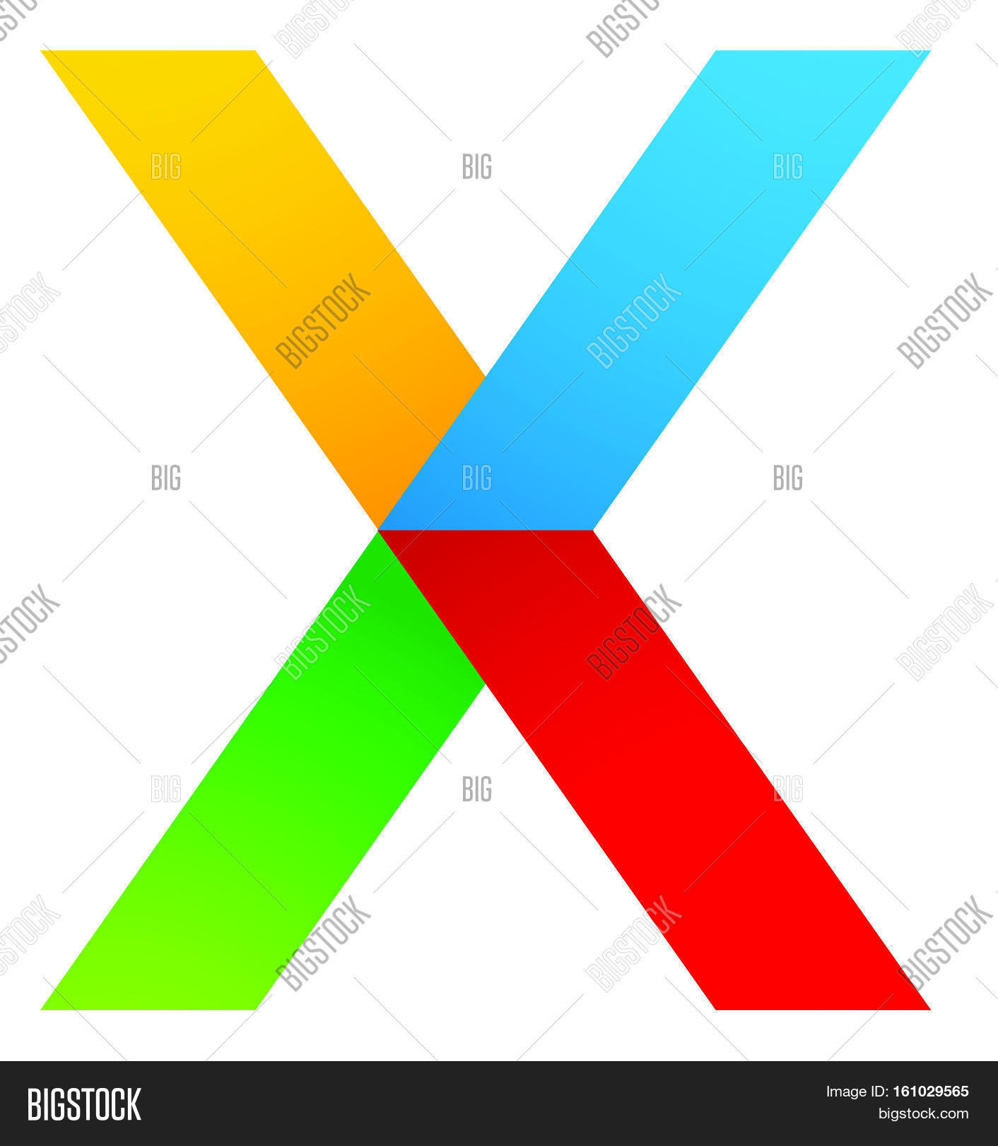 Abstract Multicolor X Vector & Photo (Free Trial) | Bigstock