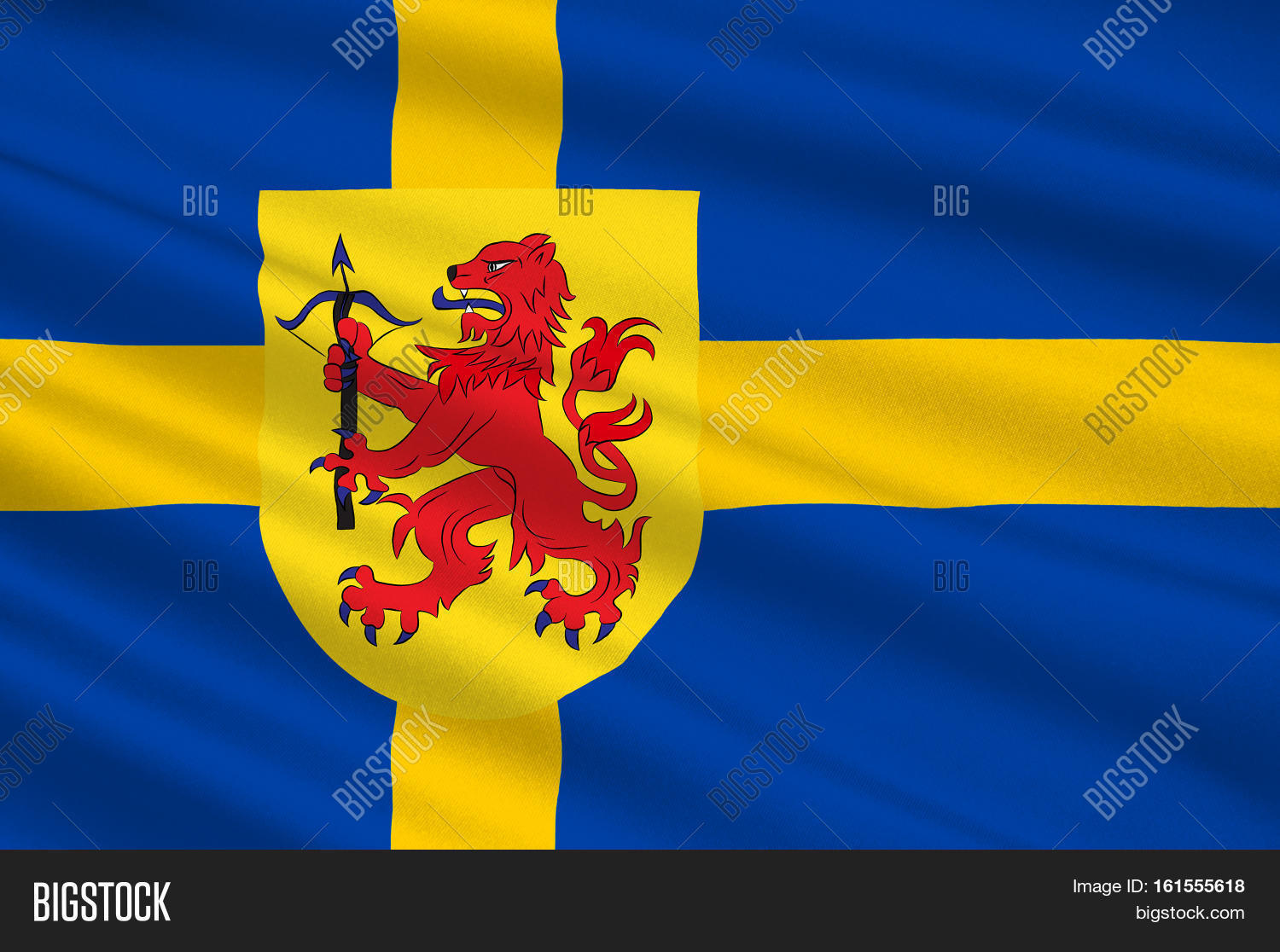 Flag Smaland Image & Photo (Free Trial) | Bigstock