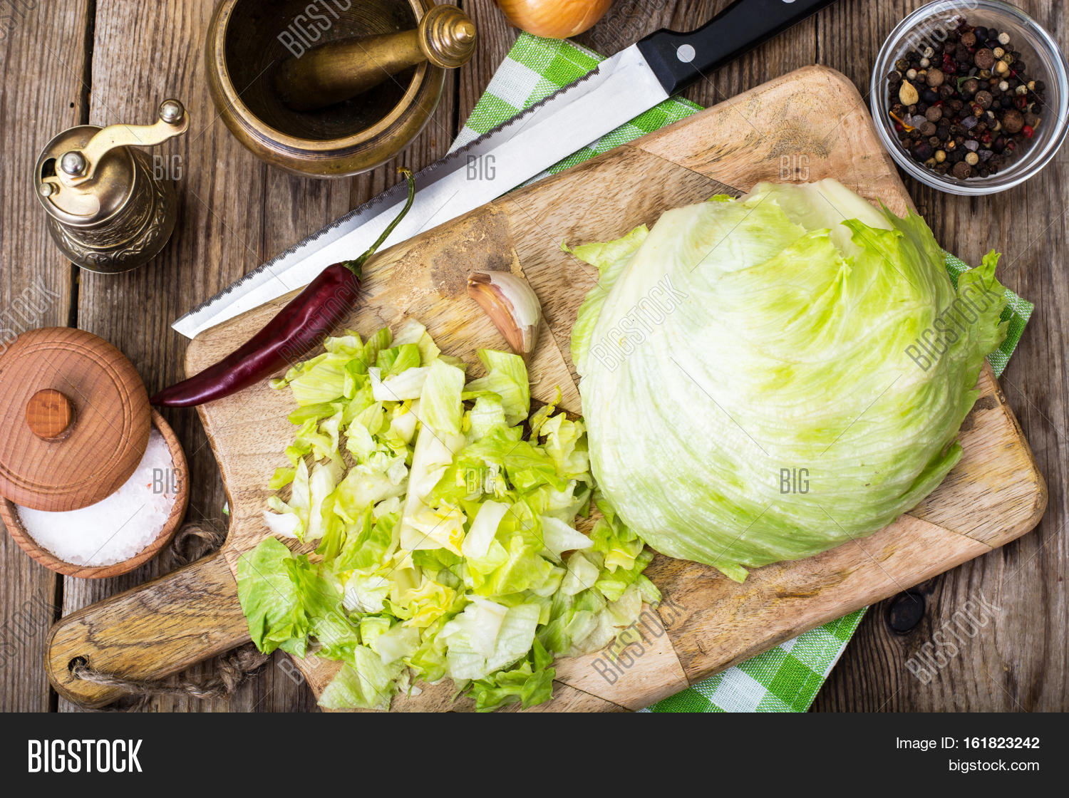 Chopped Iceberg Image & Photo (Free Trial) | Bigstock