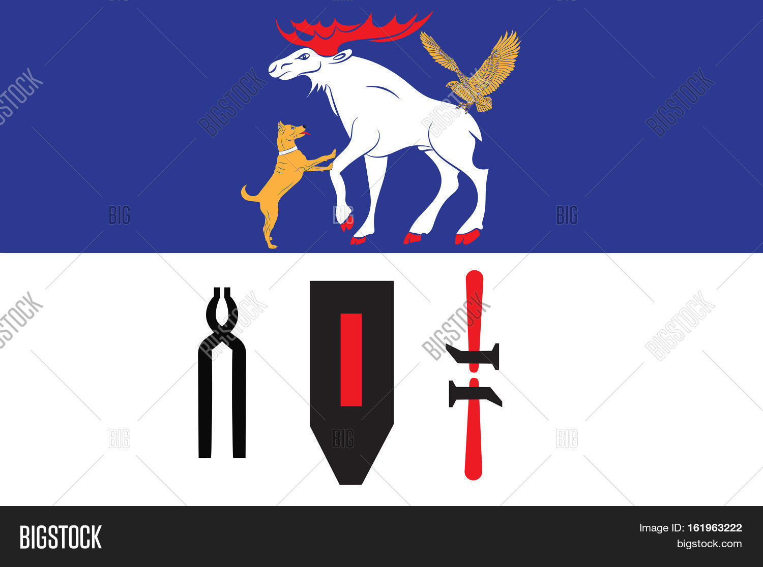 Flag Jamtland County Image & Photo (Free Trial) | Bigstock