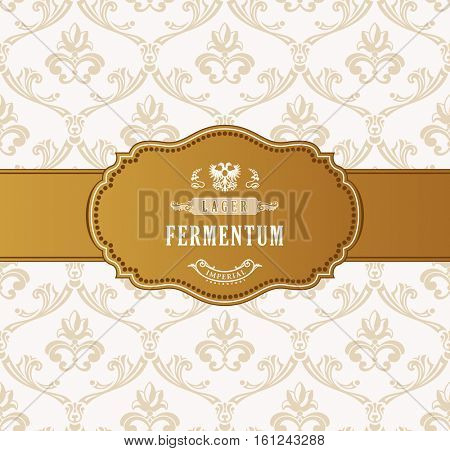 Oval Golden Frame Vector & Photo (Free Trial) | Bigstock