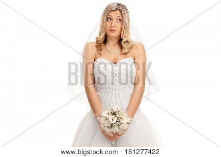 Imagen y foto Embarrassed Bride (prueba gratis) | Bigstock