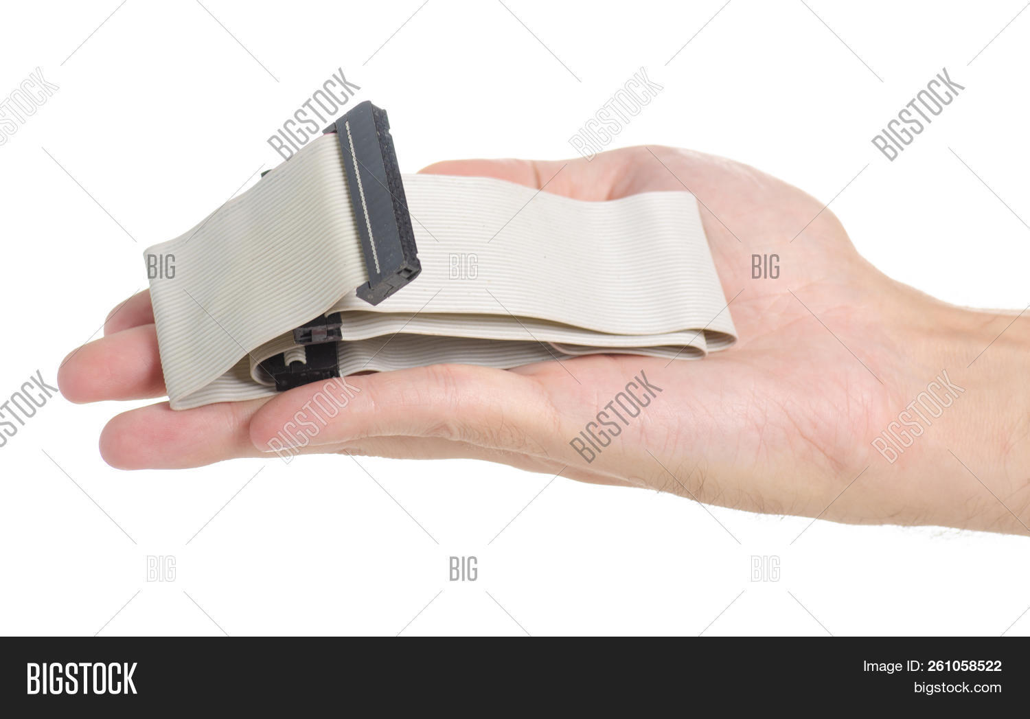 Cable Ide Connect Hand Image & Photo (Free Trial) | Bigstock