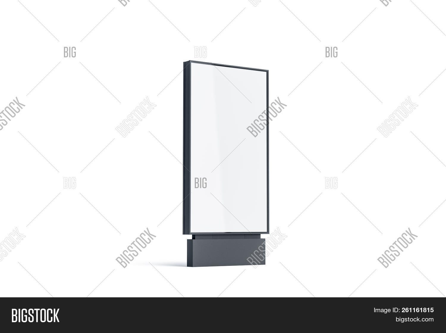 Blank White Pylon Image & Photo (Free Trial) | Bigstock