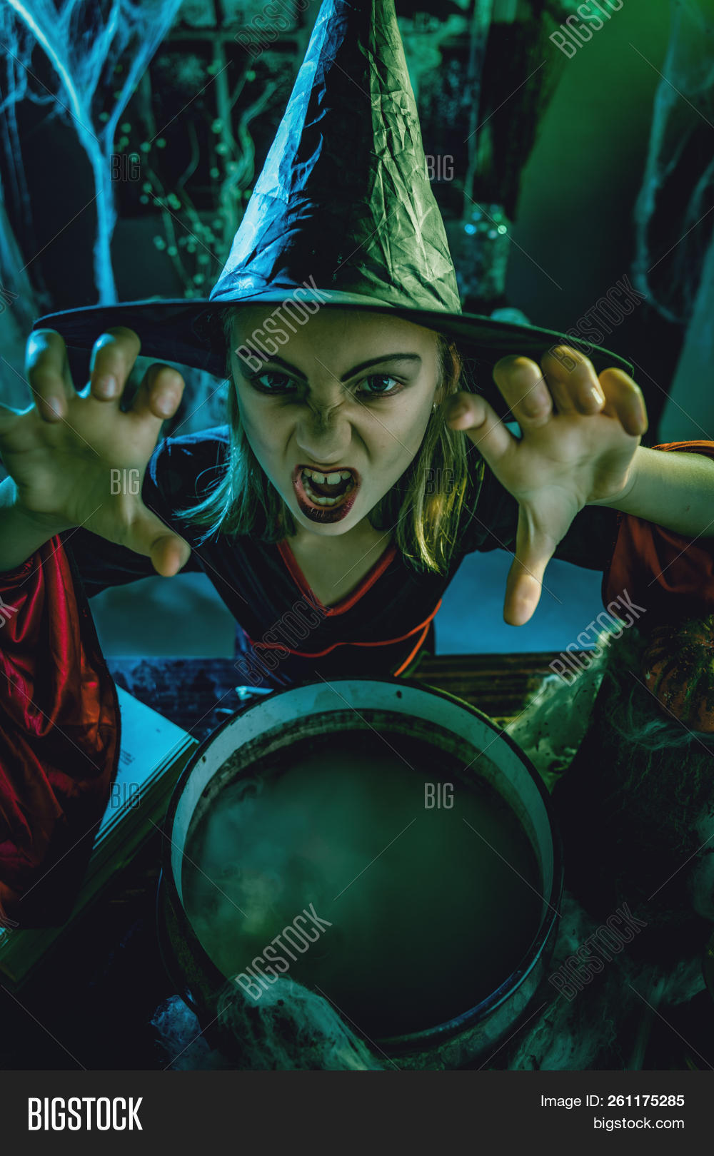Top View Young Witch Image & Photo (Free Trial) | Bigstock