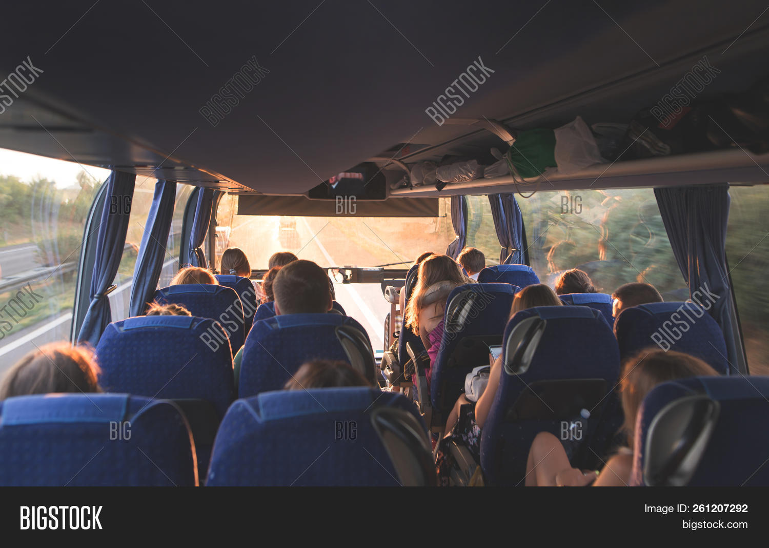 Tourist Tour On Bus. Image & Photo (Free Trial) | Bigstock