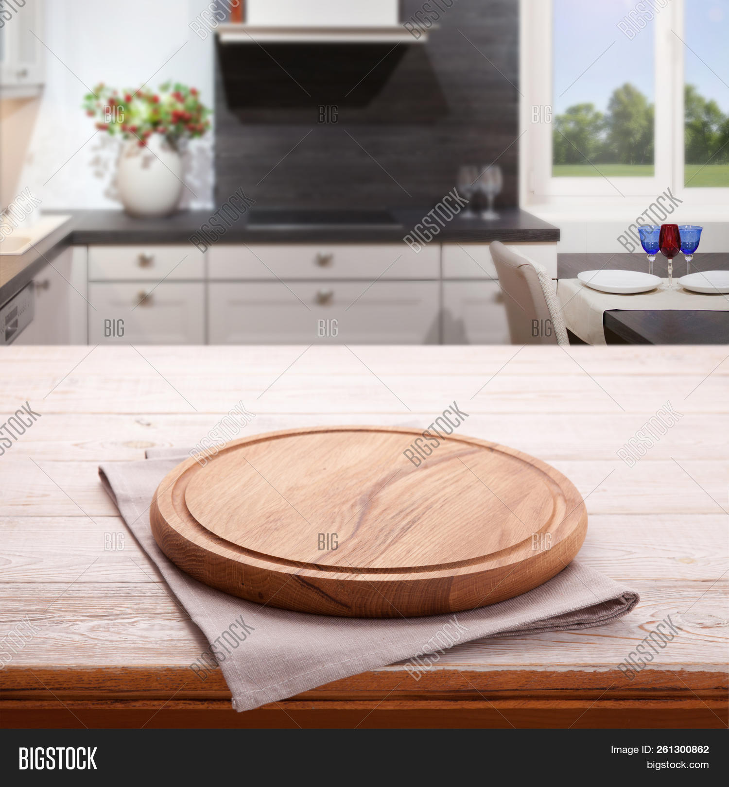 Kitchen Counter Close Up With Window