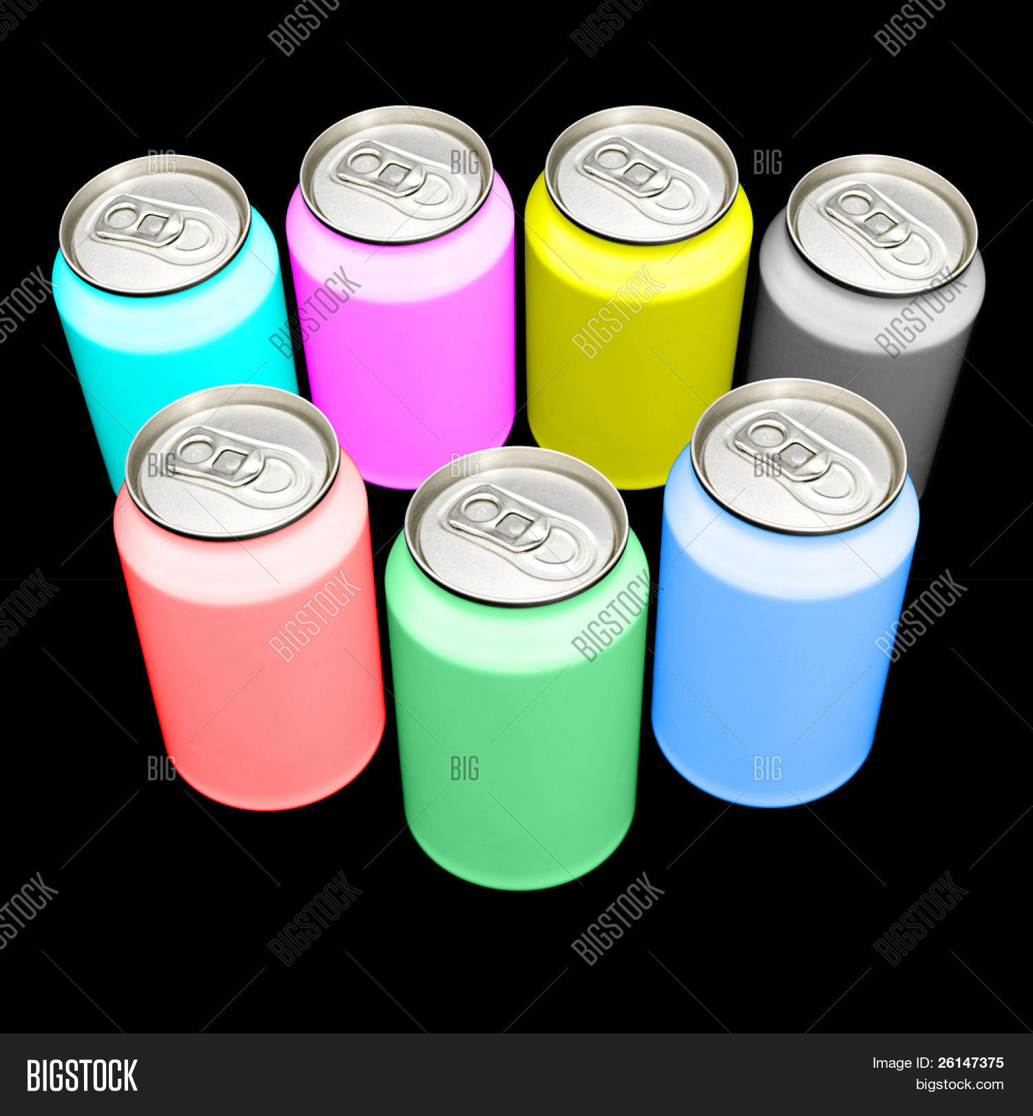 Beverage Cans Colors Image & Photo (Free Trial) | Bigstock