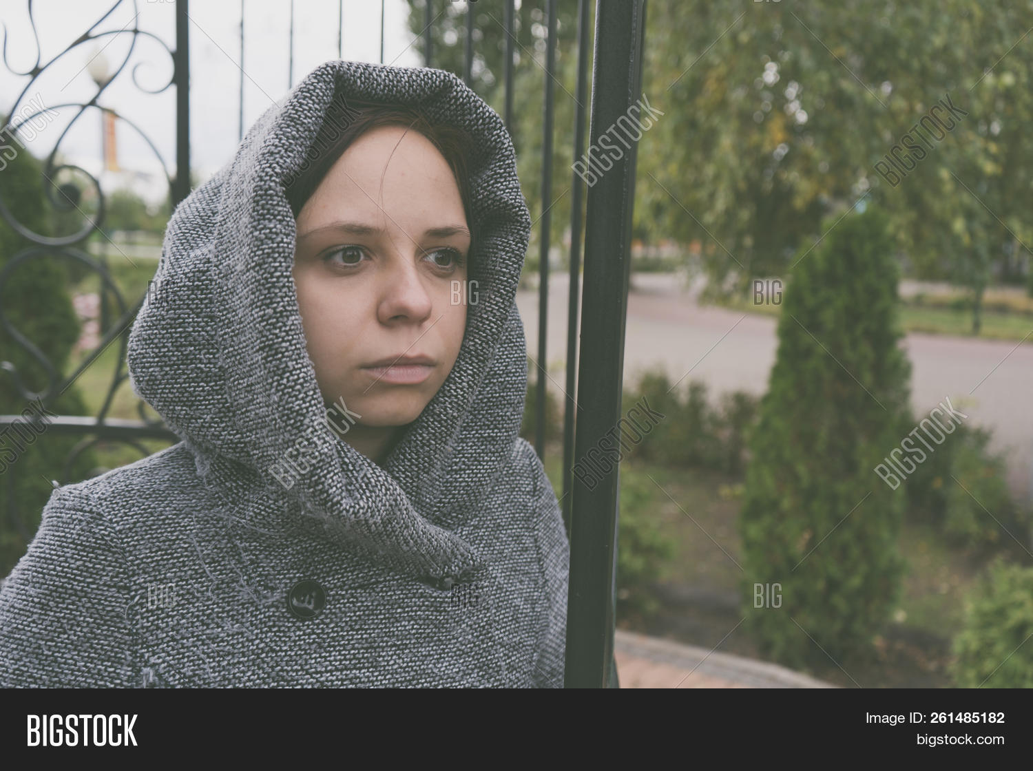 Girl Coat Posing Image & Photo (Free Trial) | Bigstock