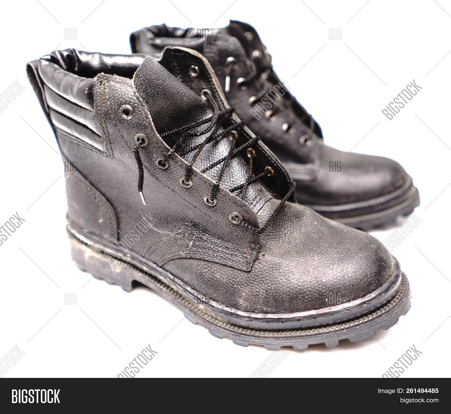 Black Safety Shoe On Image & Photo (Free Trial) | Bigstock