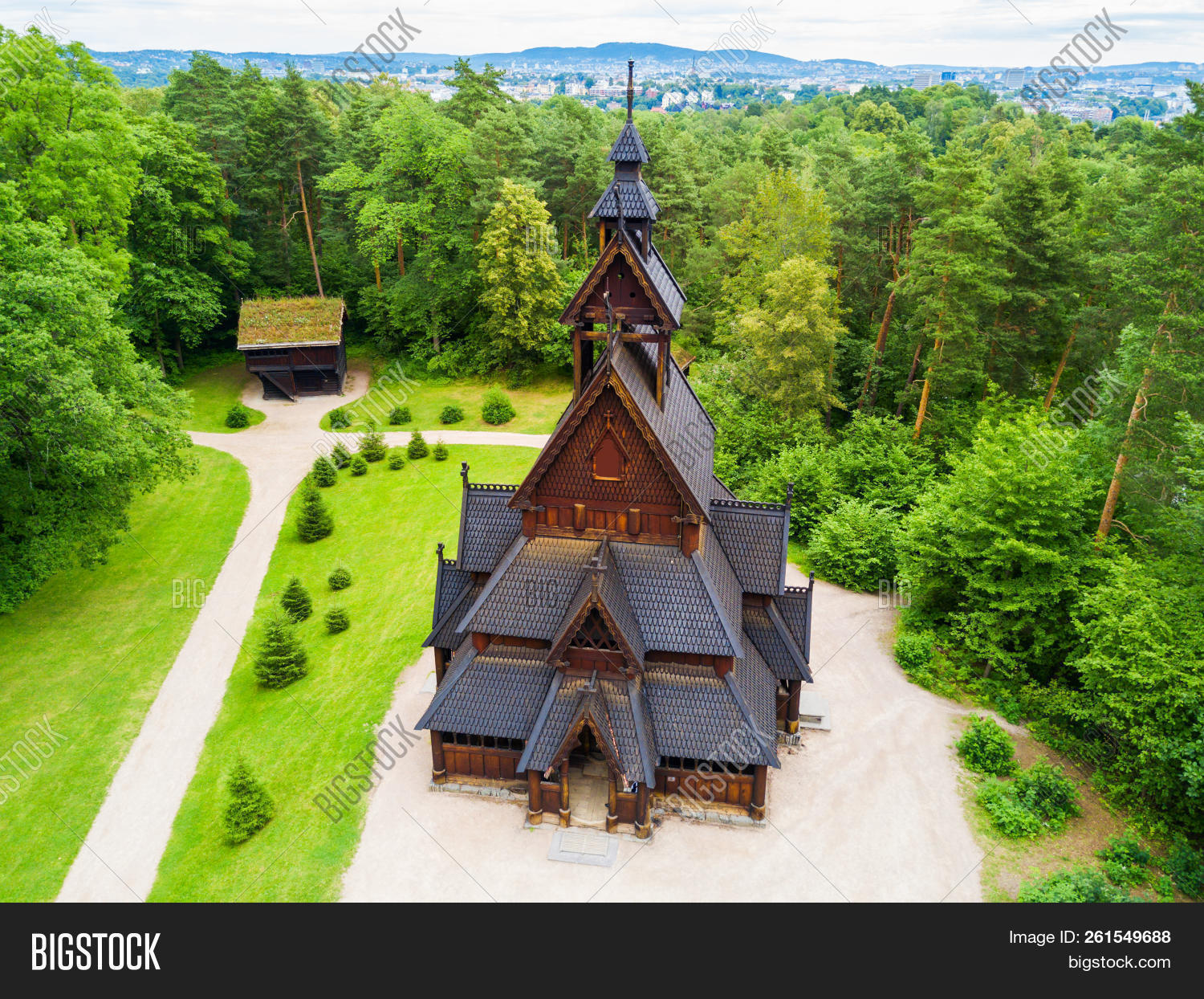 Gol Stave Church Gol Image & Photo (Free Trial) | Bigstock