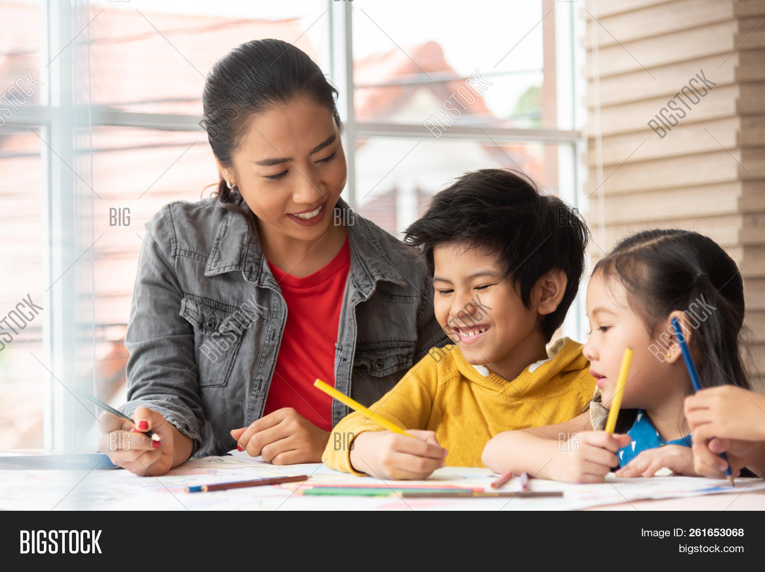 Asian Teacher Teaching Image & Photo (Free Trial) | Bigstock