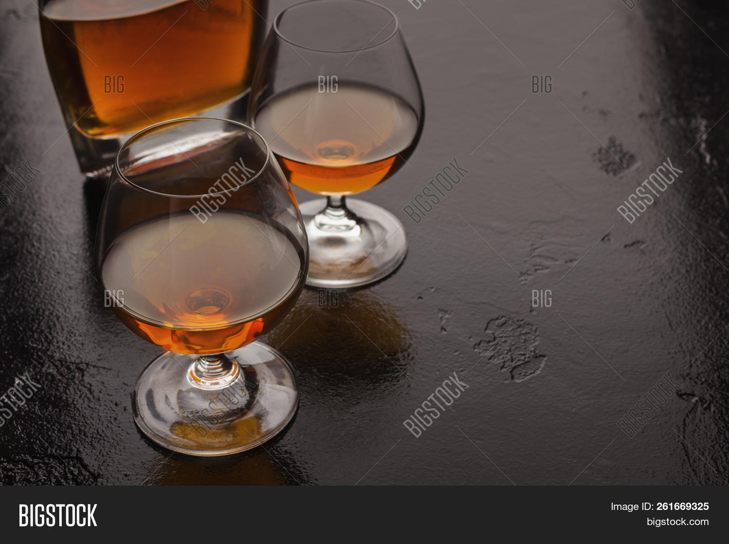 Two Glasses Brandy Image & Photo (Free Trial) | Bigstock