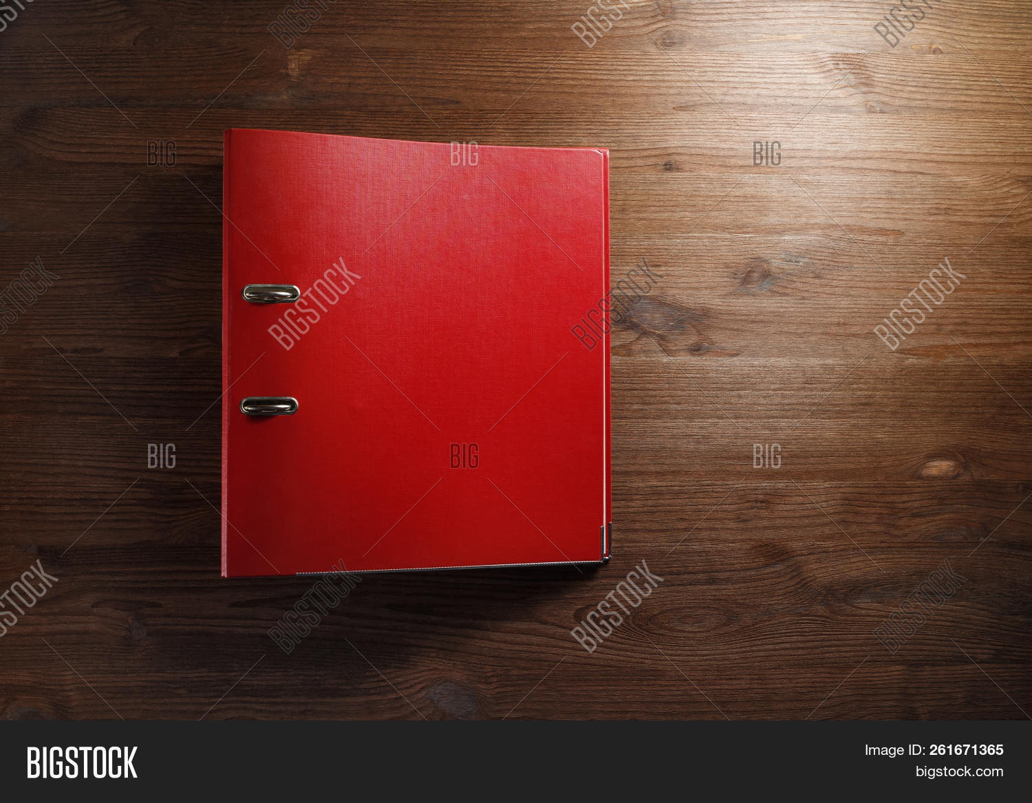 Red Office Folder On Image & Photo (Free Trial) | Bigstock