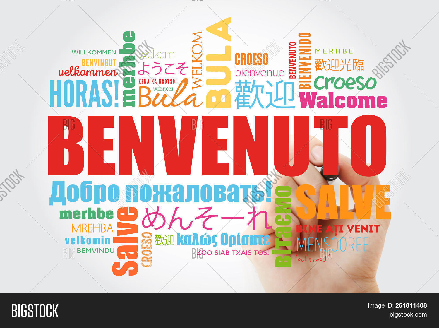 Benvenuto (welcome Image & Photo (Free Trial) | Bigstock