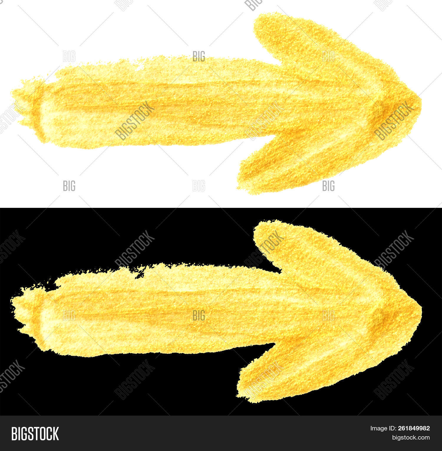 Yellow Gold Smear Image & Photo (Free Trial) | Bigstock