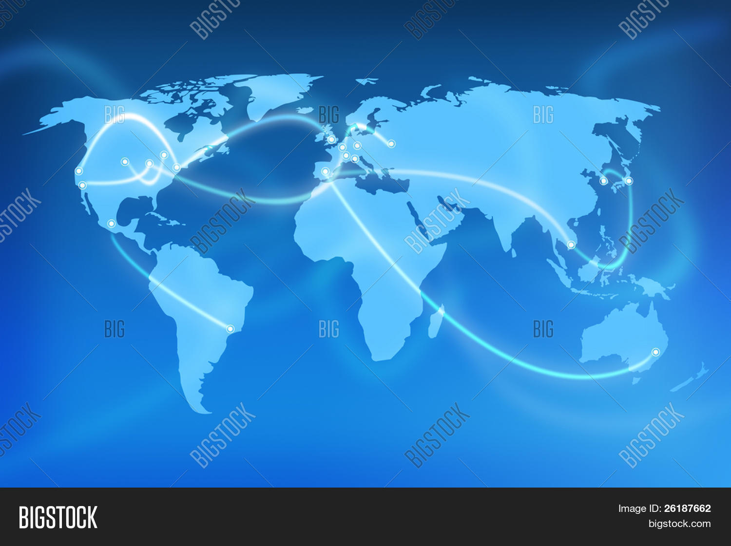 World Map Lines Image & Photo (Free Trial) | Bigstock