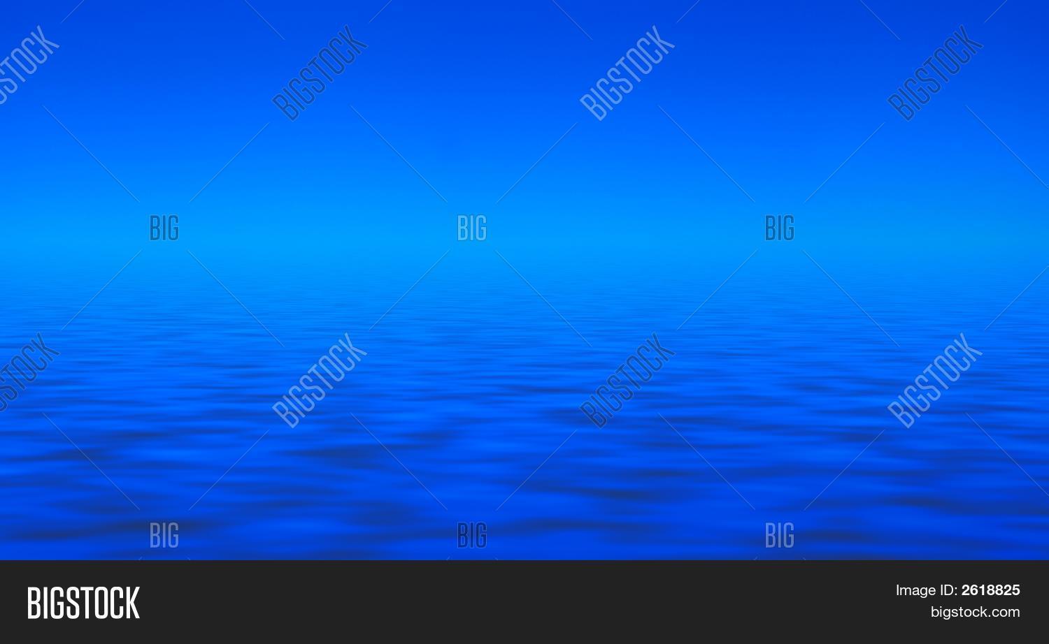 Blue Sky Blue Water Image & Photo (Free Trial) | Bigstock
