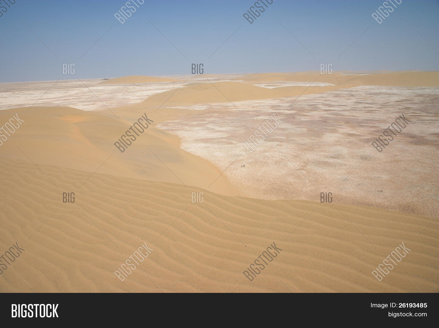 Sand Dunes Sabkha Salt Image & Photo (Free Trial) | Bigstock