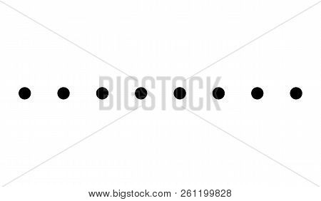 Horizontal Dot Line Vector & Photo (Free Trial) | Bigstock