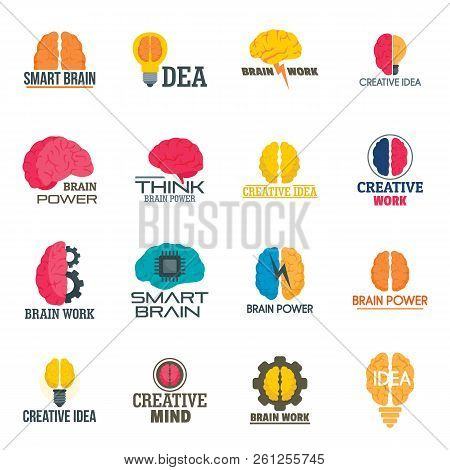Mind Brain Icon Set. Image & Photo (Free Trial) | Bigstock