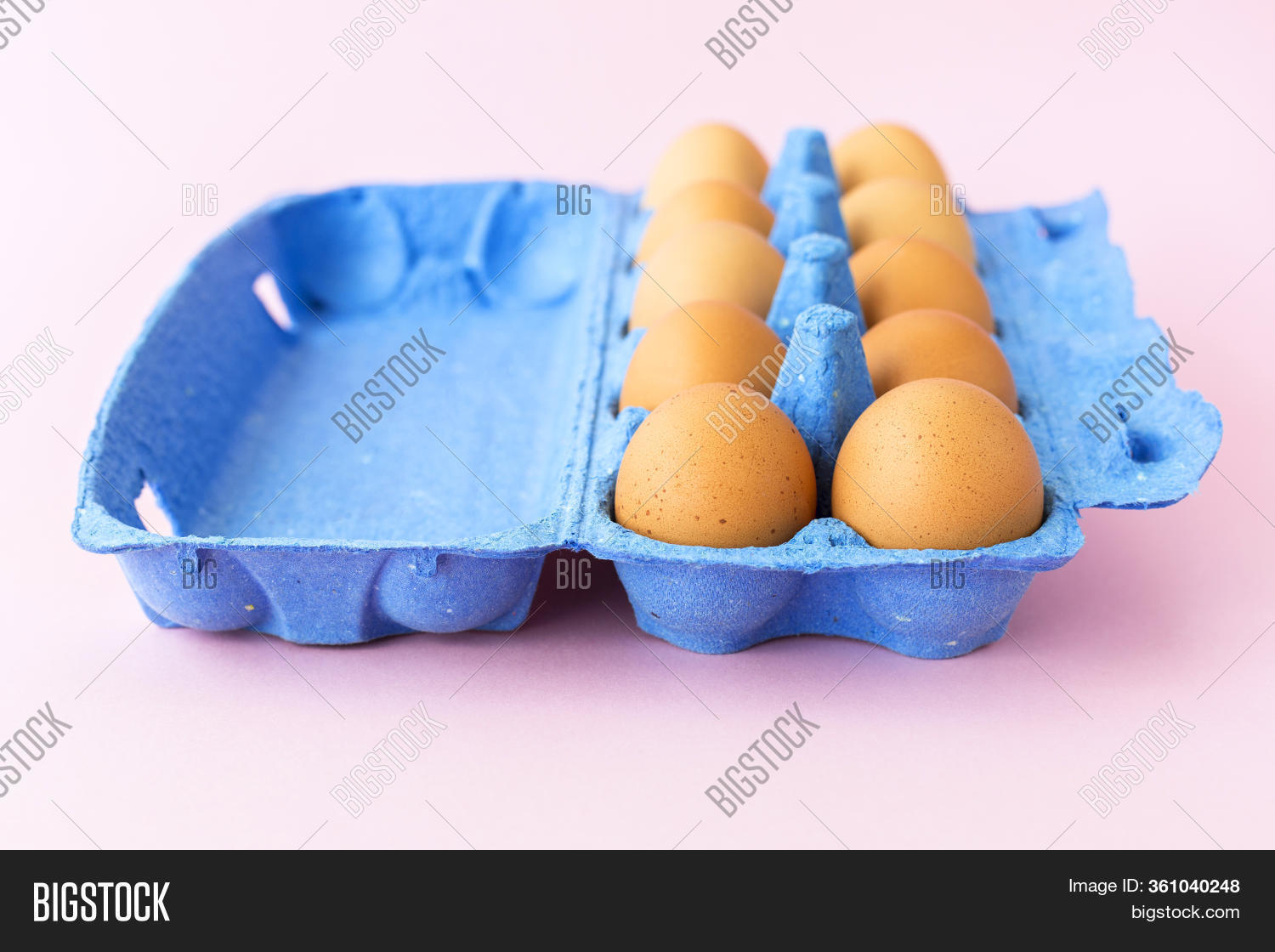 Eggs Box Blue Image & Photo (Free Trial) | Bigstock