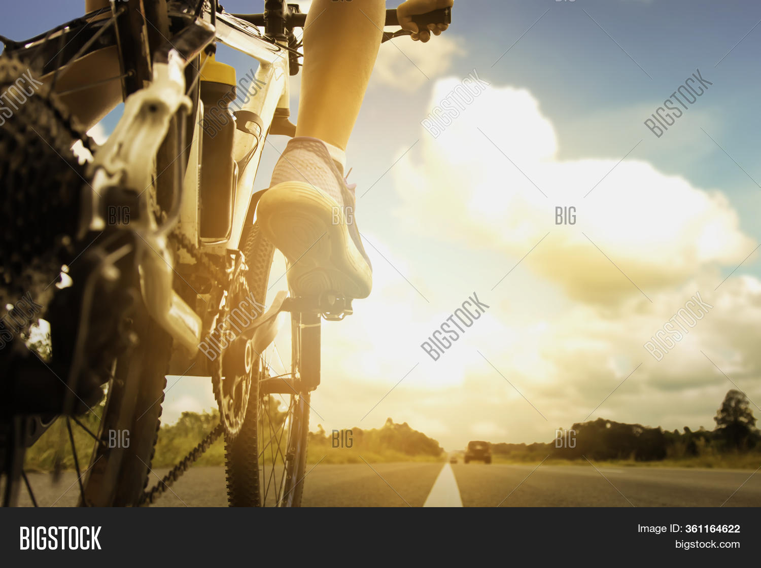 Shot Back Bicycle Boy Image & Photo (Free Trial) | Bigstock