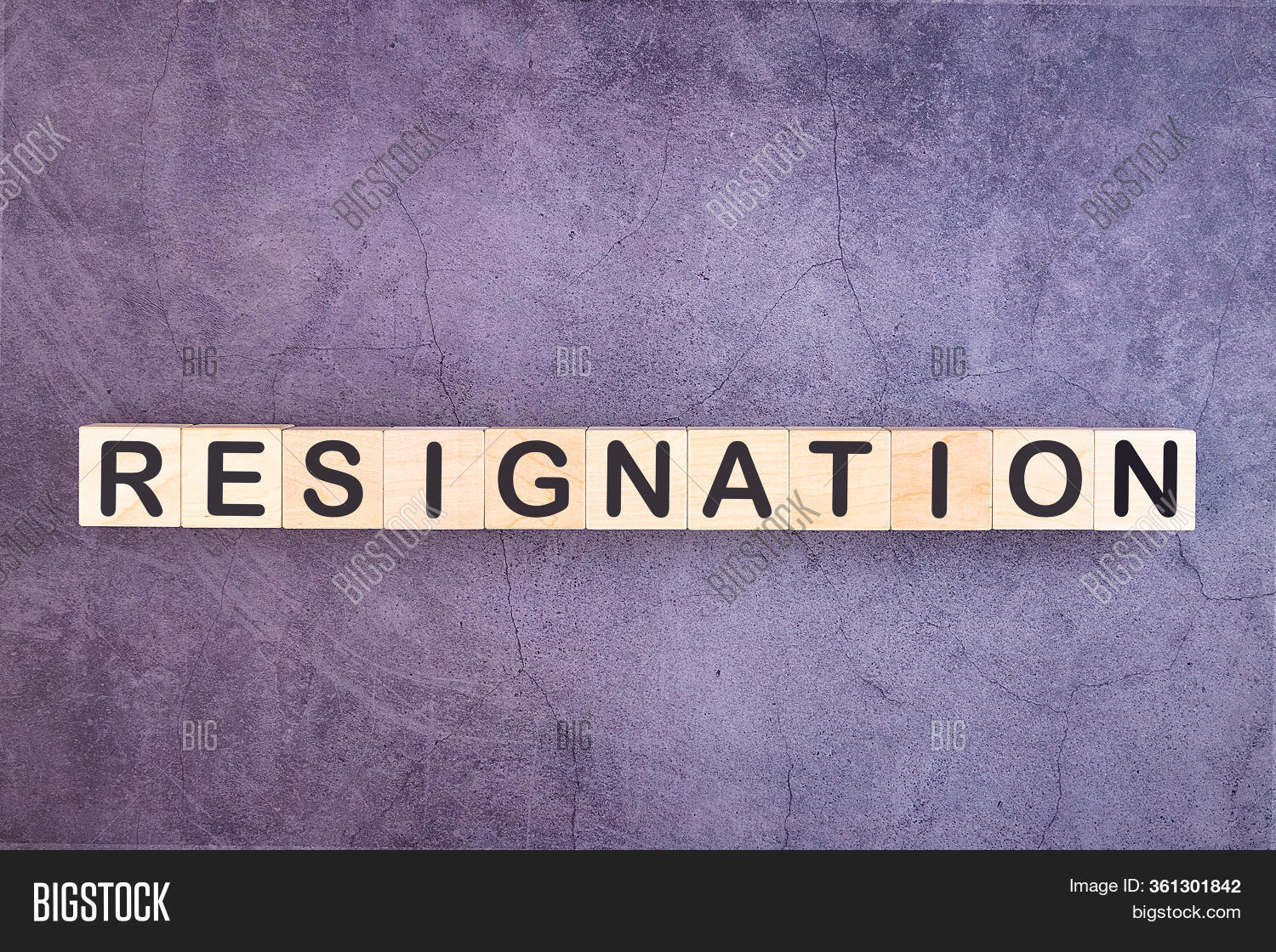 Text Resignation Image & Photo (Free Trial) | Bigstock