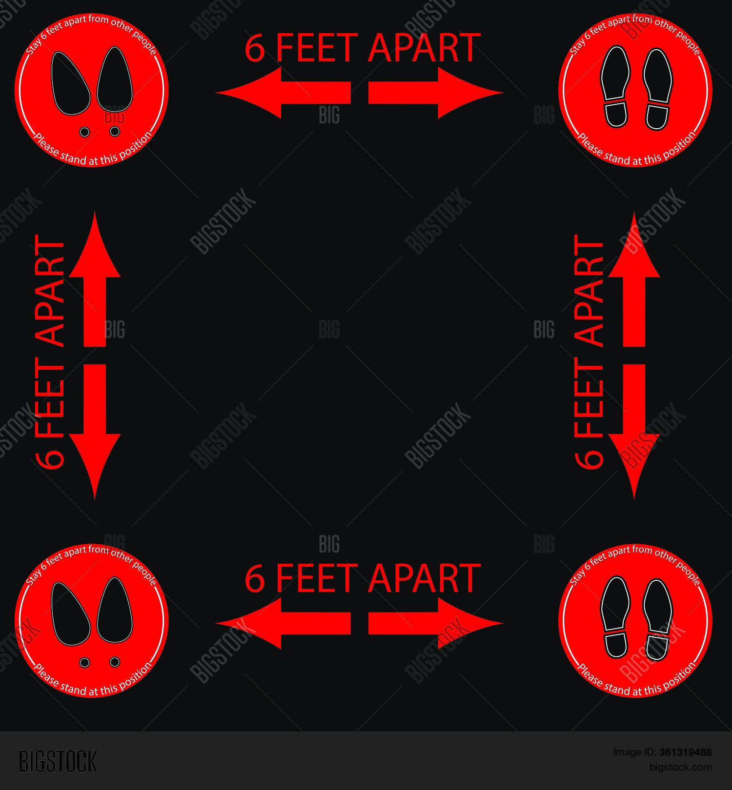 Foot Woman Man Symbol Vector & Photo (Free Trial) | Bigstock