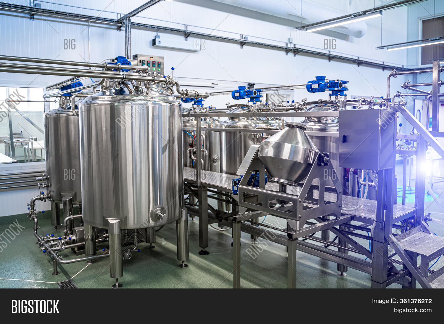 Interior Dairy Factory Image & Photo (Free Trial) | Bigstock