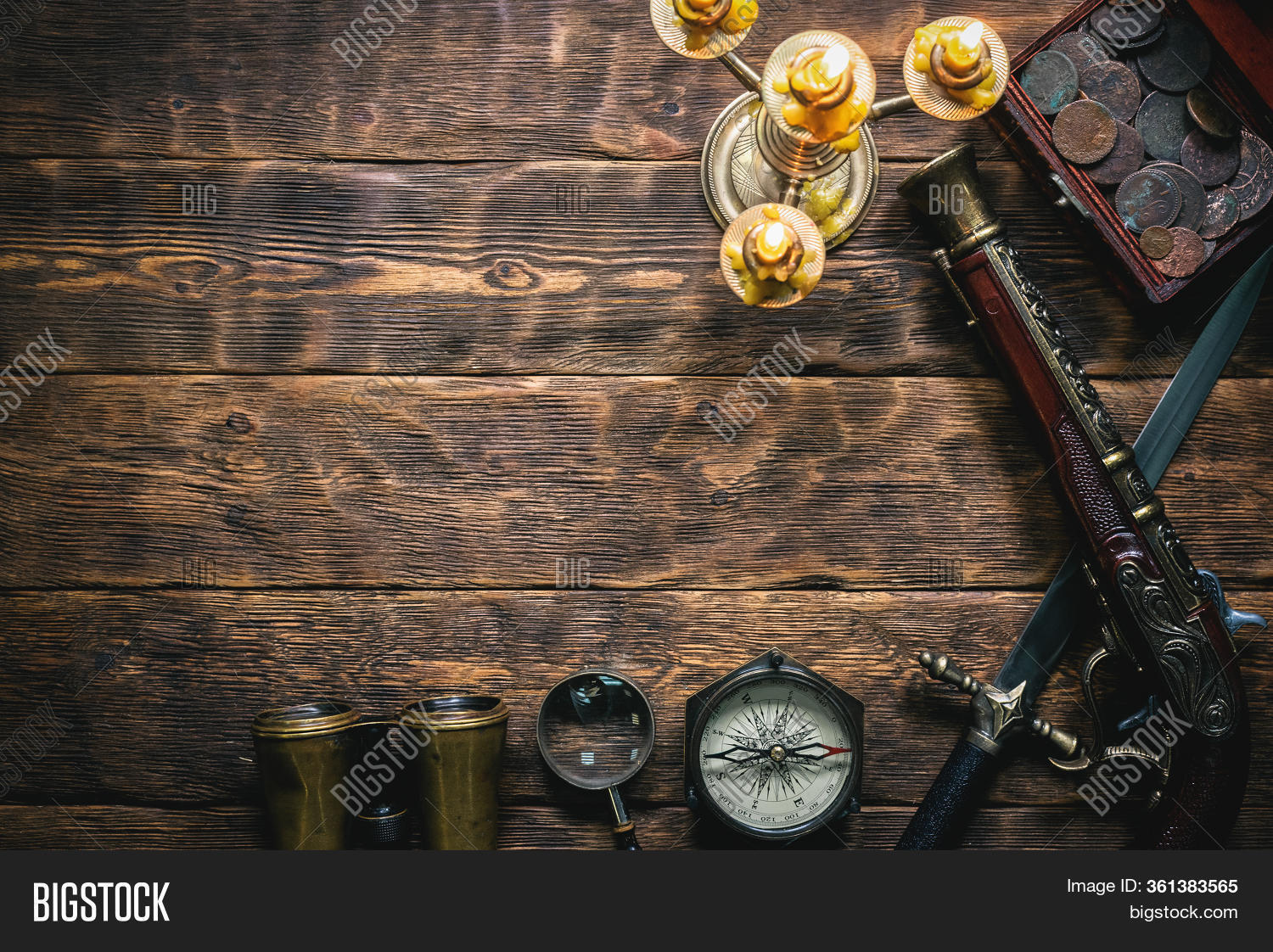 Pirate Captain Table Image & Photo (Free Trial) | Bigstock