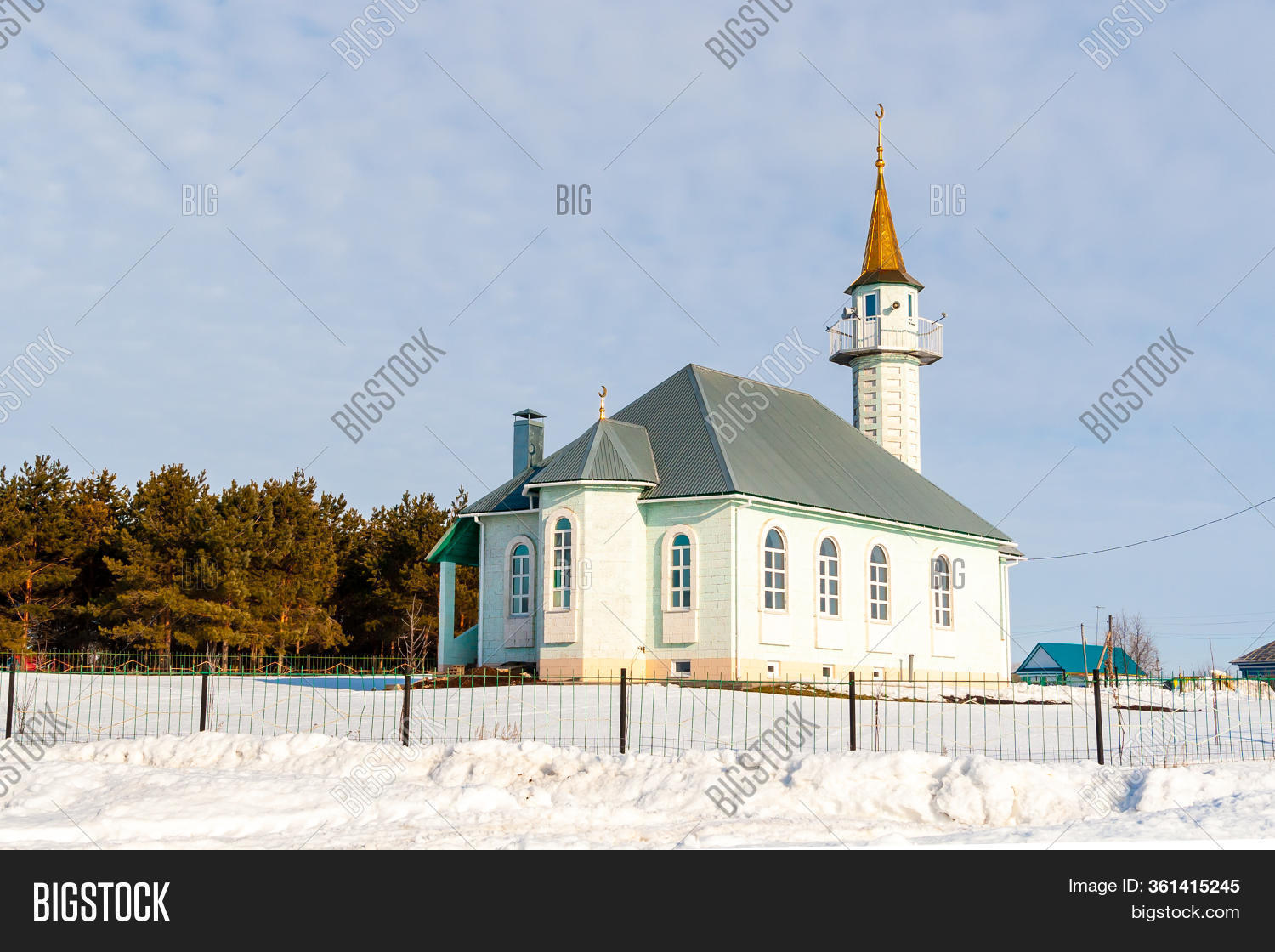 Mosque Tatar Village. Image & Photo (Free Trial) | Bigstock